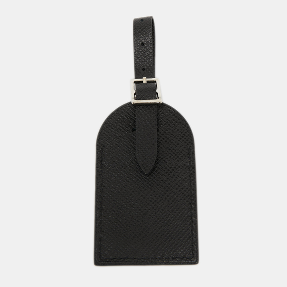 Louis Vuitton | Accessories | Louis Vuitton Black Taiga Leather Luggage ...